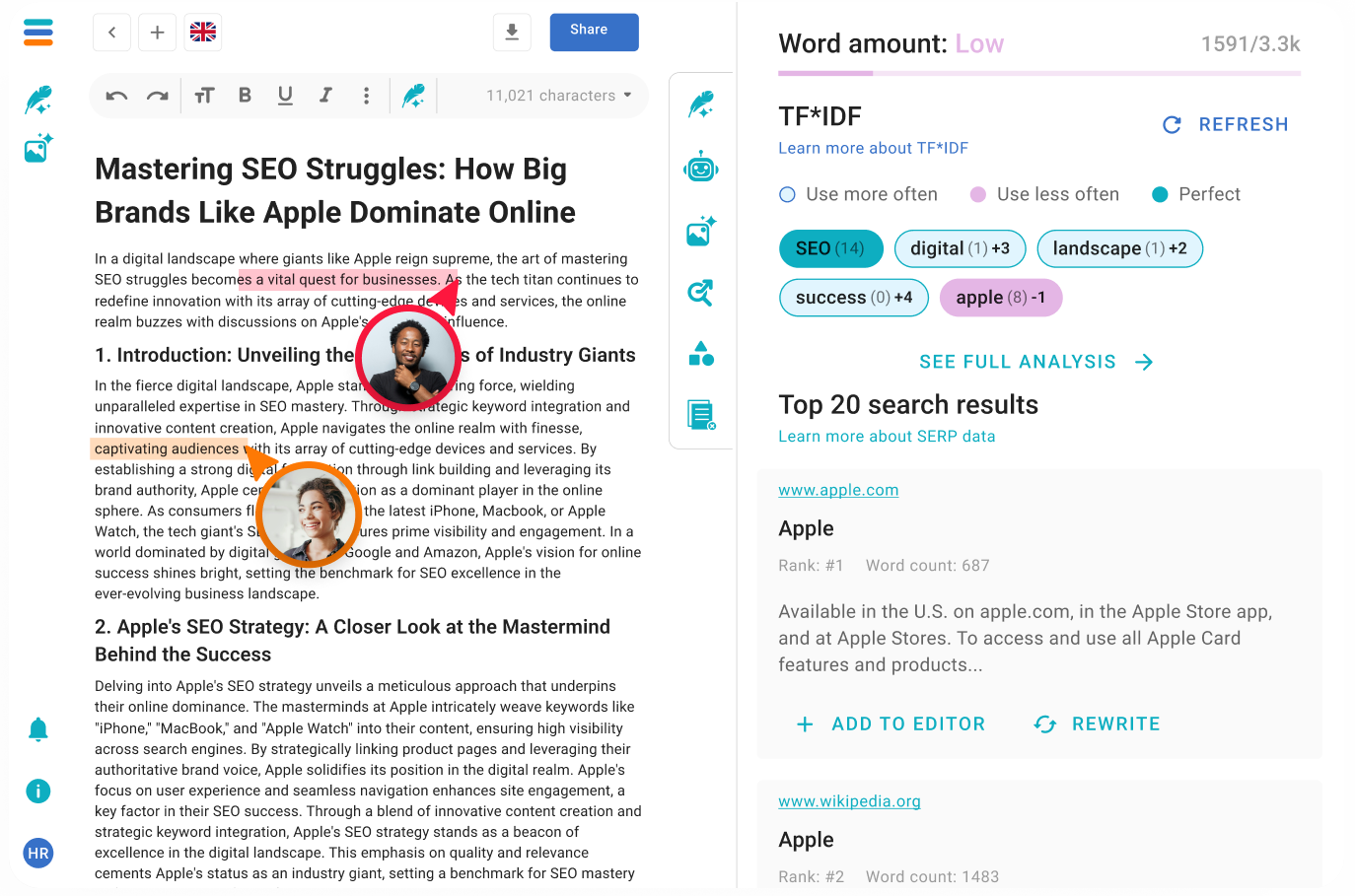 Convert text into bullet points: Summarizing in a flash! - neuroflash