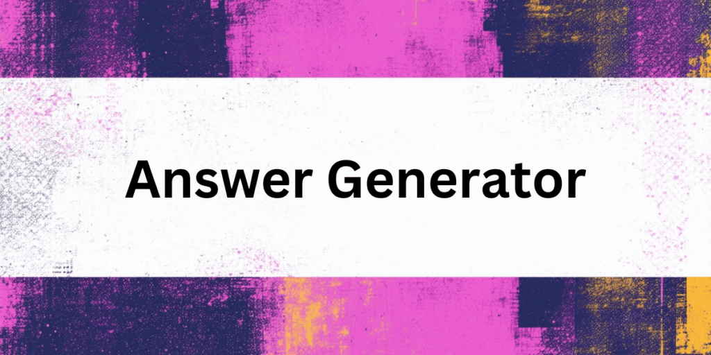 Free Answer Generator - neuroflash